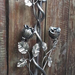 Metal Rose Bouquet, 37" Craft Work Anniversary Gift,steel Rose, Iron ...