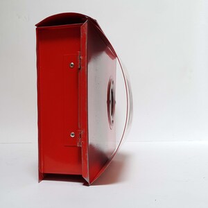 Red Letterbox Porthole Viewing Window Elegant and Modern Wall Mount ...