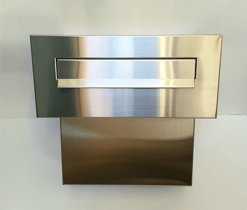 Mailbox to Be Built Into the Wall,inox Brushed Stainless Steel,metal ...
