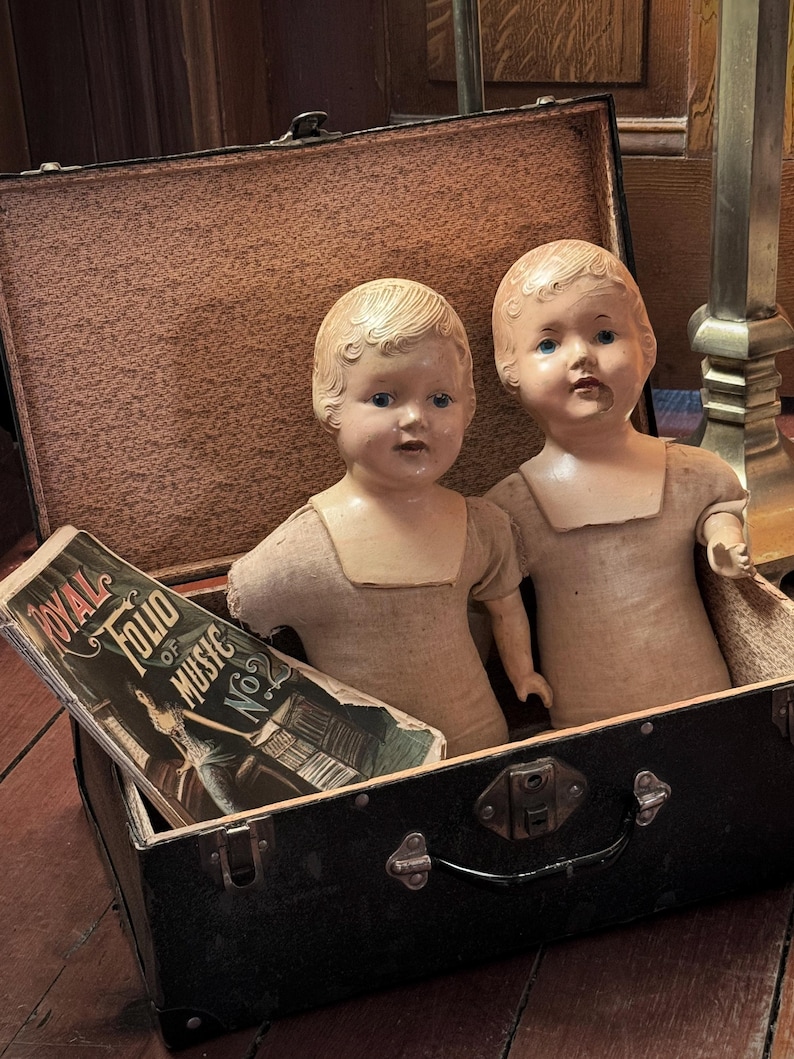 Vintage Reliable Dolls Made in Canada - 1930s Primitive Composition ...