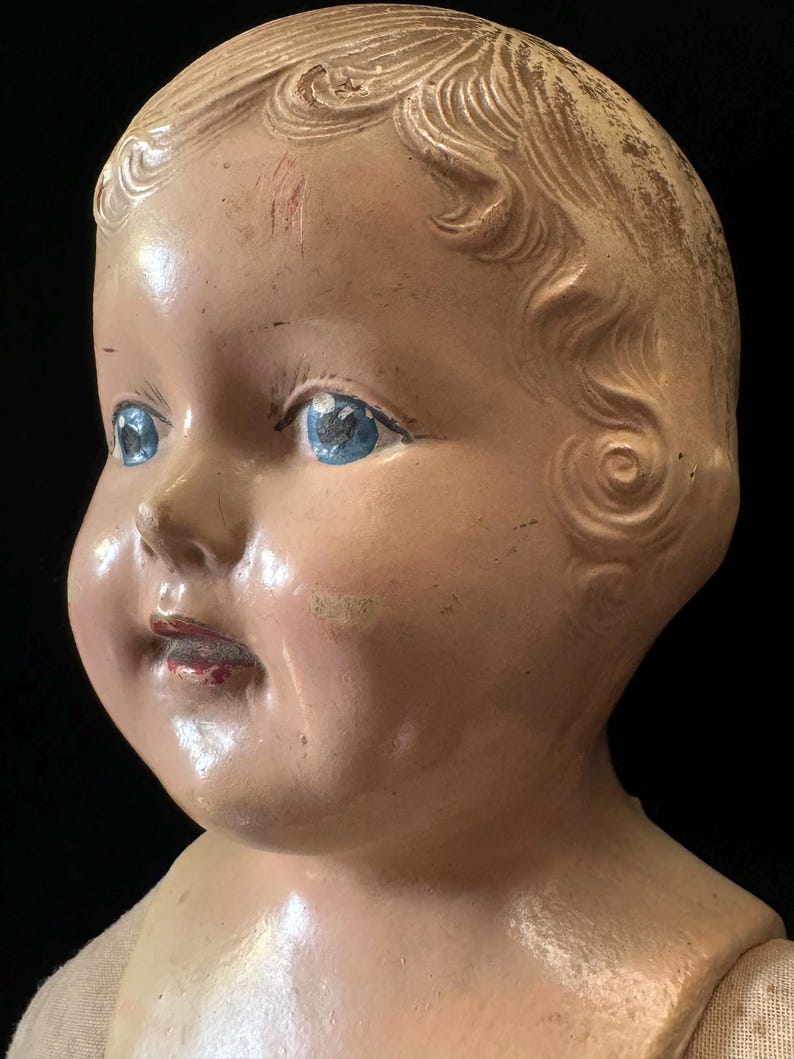 Vintage Reliable Dolls Made in Canada - 1930s Primitive Composition ...