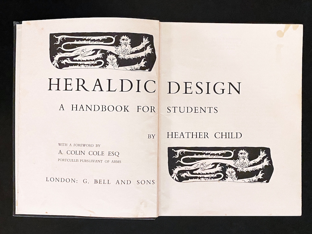 Heraldic Design. A Handbook for Students by Heather Child. C. 1965 - Etsy