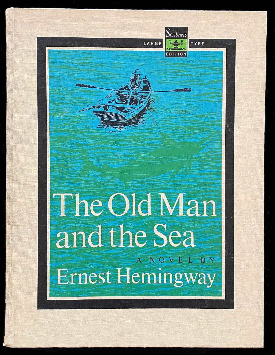 The Old Man and the Sea by George Hemingway 1952. Large Print ...