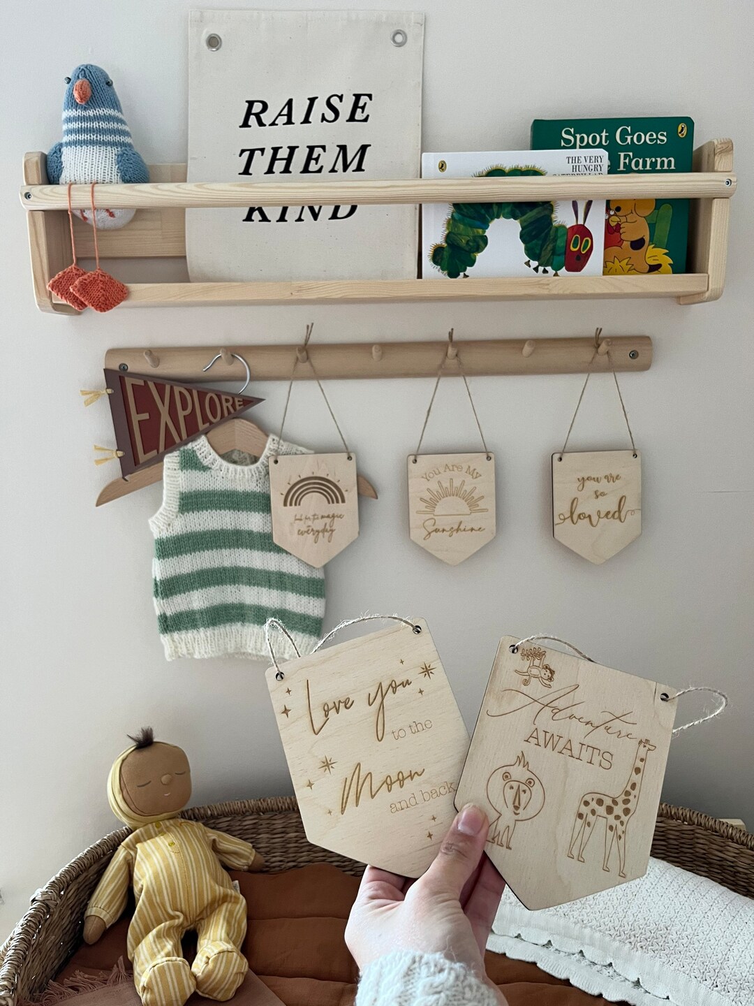 FIVER Friday Wooden Banner - Etsy