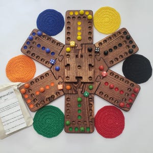 Aggravation Marble Board Game 2 3 4 5 6 Players 17 Inches Across ...