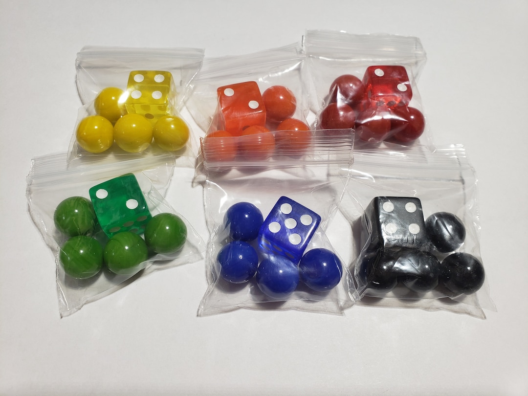 Glass Marble and Dice 16mm 5/8 Packs Aggravation Extra Replacement - Etsy