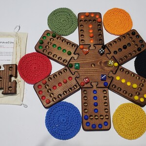 Aggravation Marble Board Game 2 3 4 5 6 Players 17 Inches Across When ...
