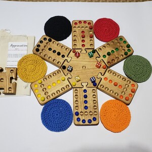 Aggravation Marble Board Game 2 3 4 5 6 Players 17 Inches Across When ...