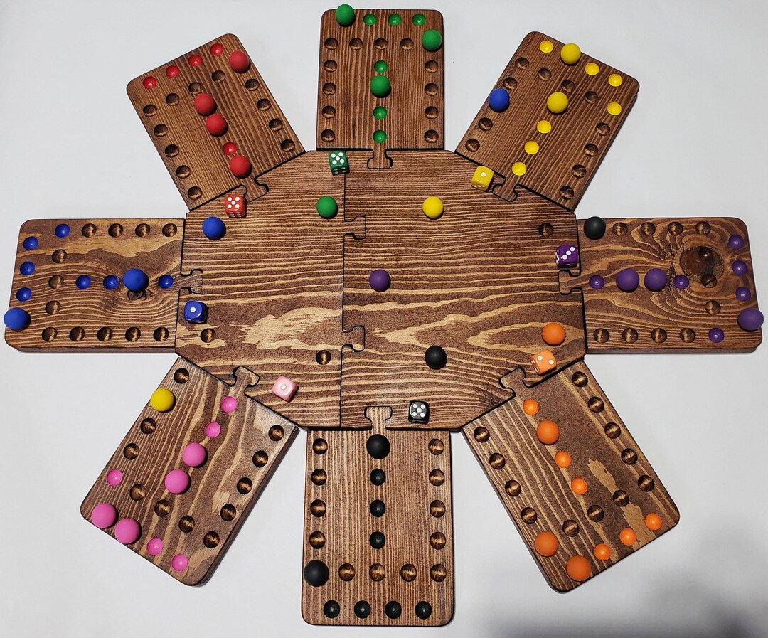 Aggravation Marble Board Game 2 3 4 5 6 7 8 Players 25.25 X 21.5 Inch ...