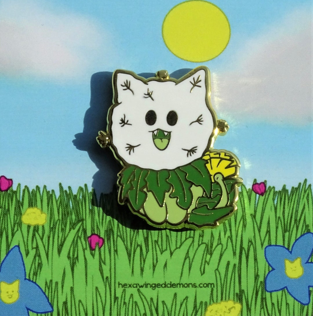 Dandelion Hard Enamel Pin - Etsy