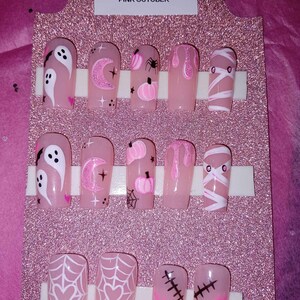 Pink October | Full Press on Nail Set - Etsy