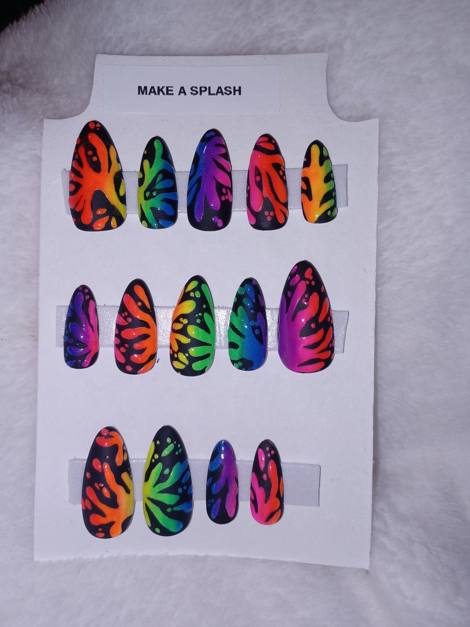 Directions For Rainbow Glowing Goo