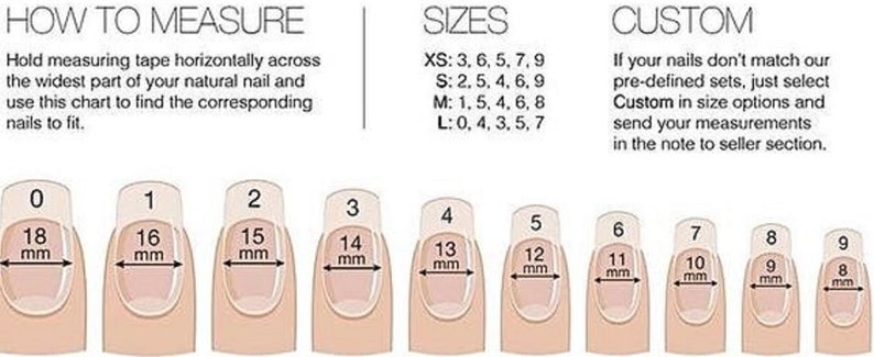 Bite Me | CHOOSE YOUR COLOR! | Full Nail Set - Etsy