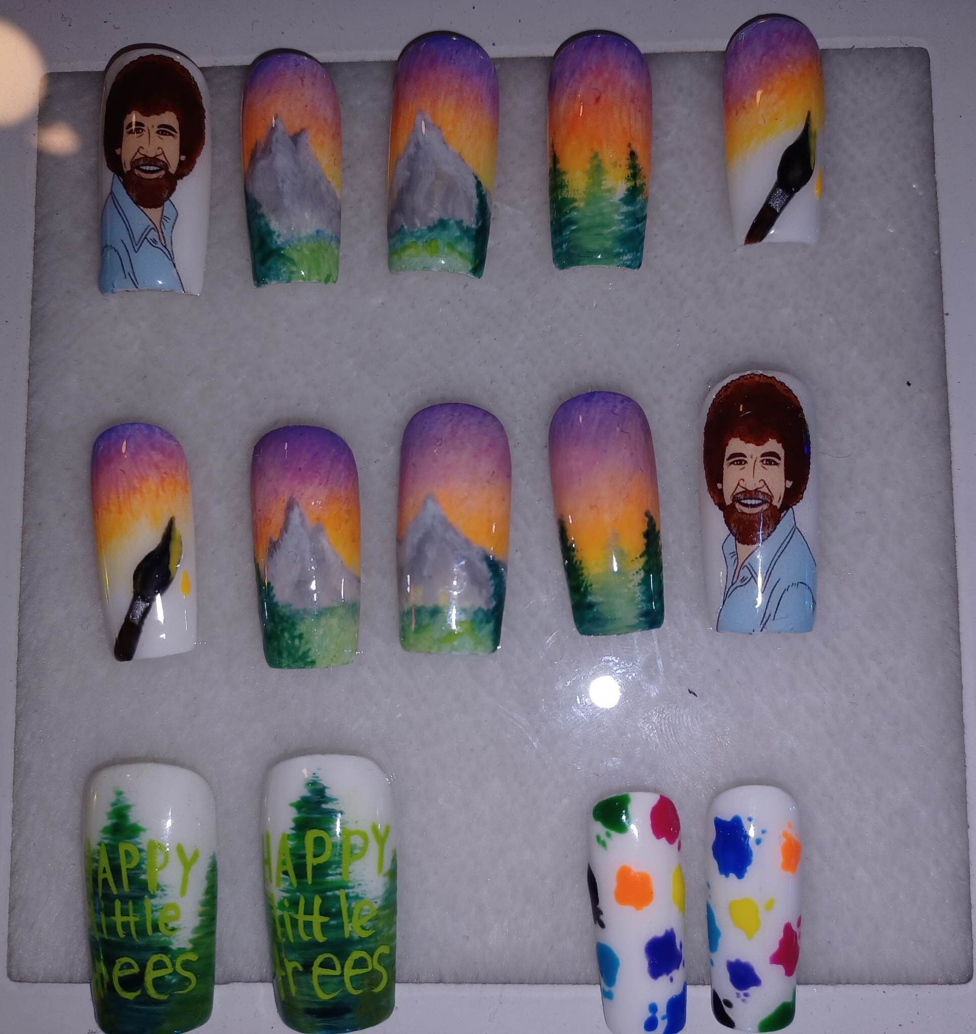 Like A Ross | Full Press on Nail Set - Etsy