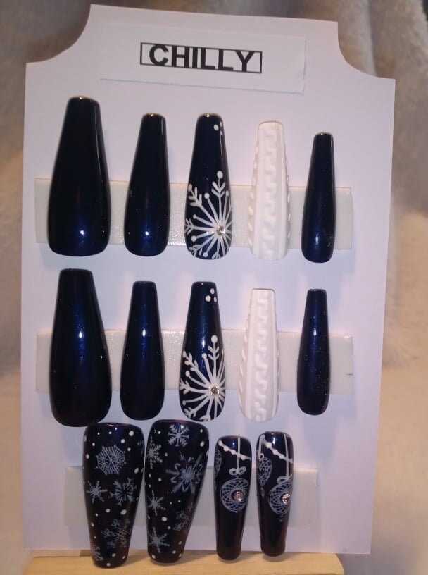 Chilly CHOOSE YOUR COLOR Full Nail Set - Etsy