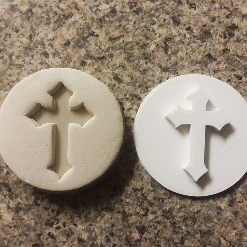 Christian Cross Jesus Embosser Stamp Cupcake Embosser Cookie - Etsy
