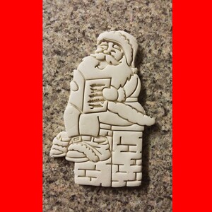 Naughty Santa Pooping Down the Chimney Santa Claus 3D Printed Christmas ...
