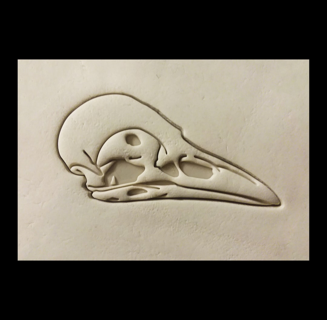 Crow Raven Skull 3D Printed Halloween Cookie Cutter - Etsy