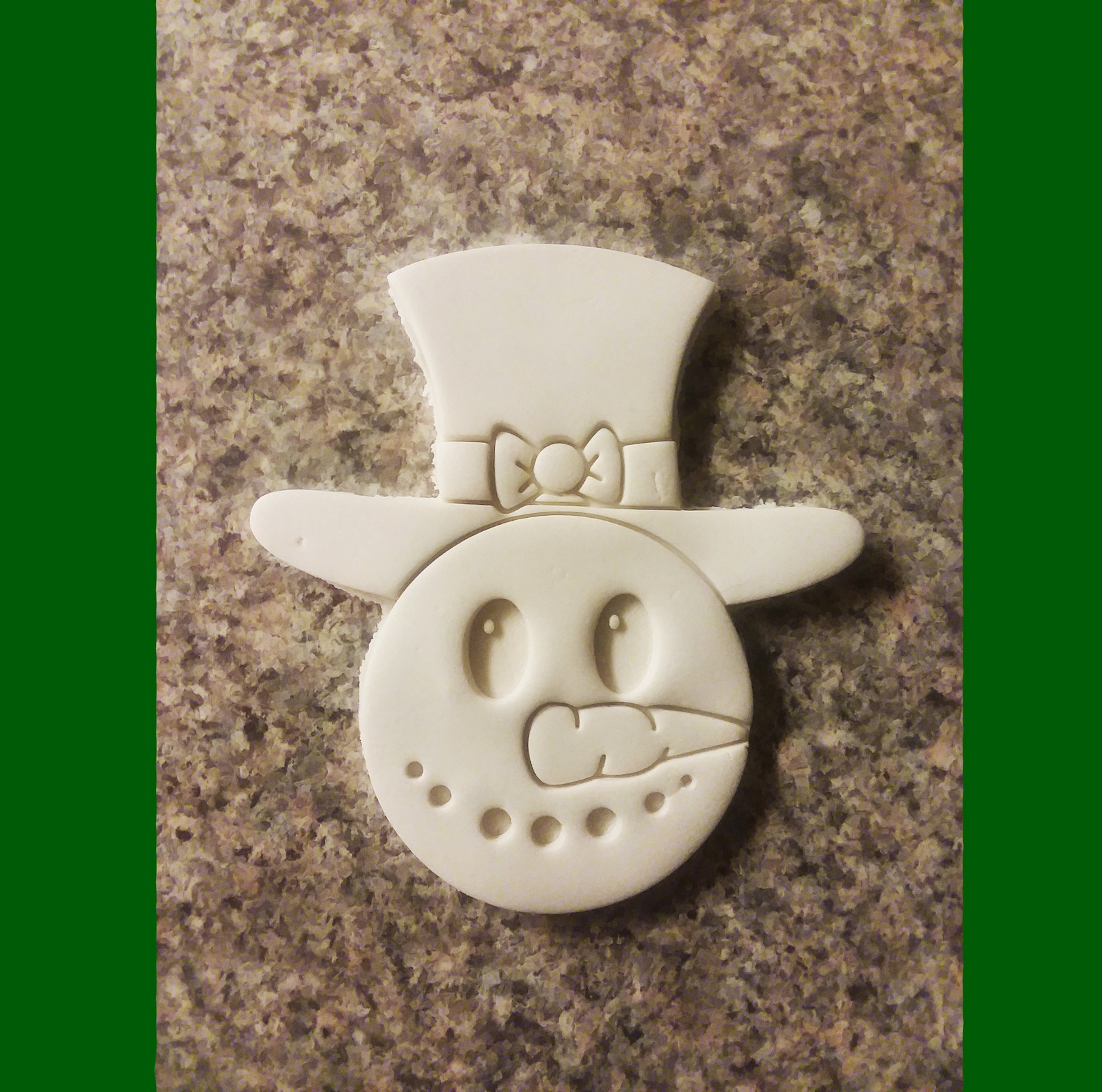 Frosty the Snowman Head 3D Printed Christmas Cookie Cutter Holiday ...