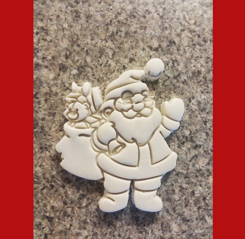 Large Santa Claus 3D Printed Christmas Cookie Cutter Holiday | Etsy