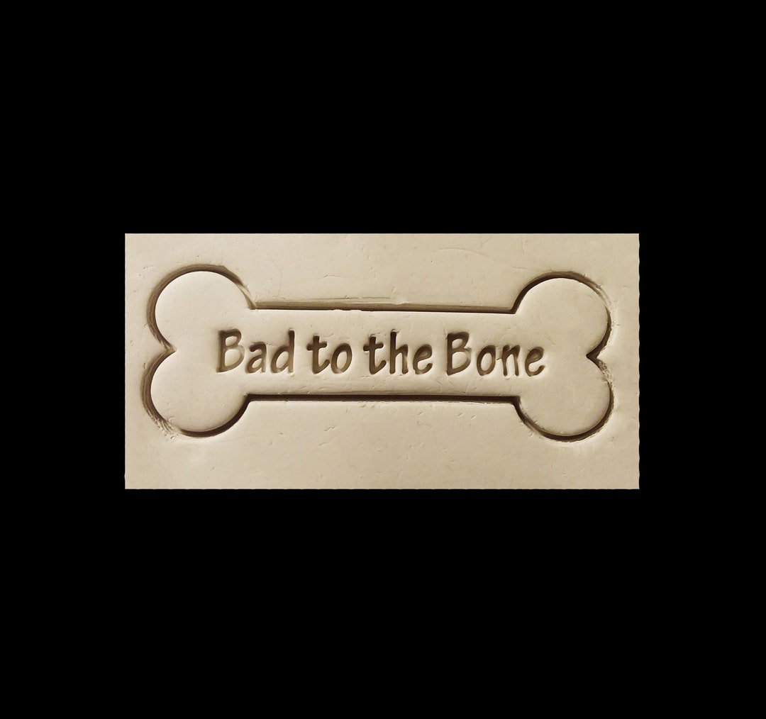 Dog Bone Bad to the Bone Cutter 3d Printed Dog Treats - Etsy