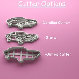 3D Printed Dodge Challenger Cookie Cutter - Etsy