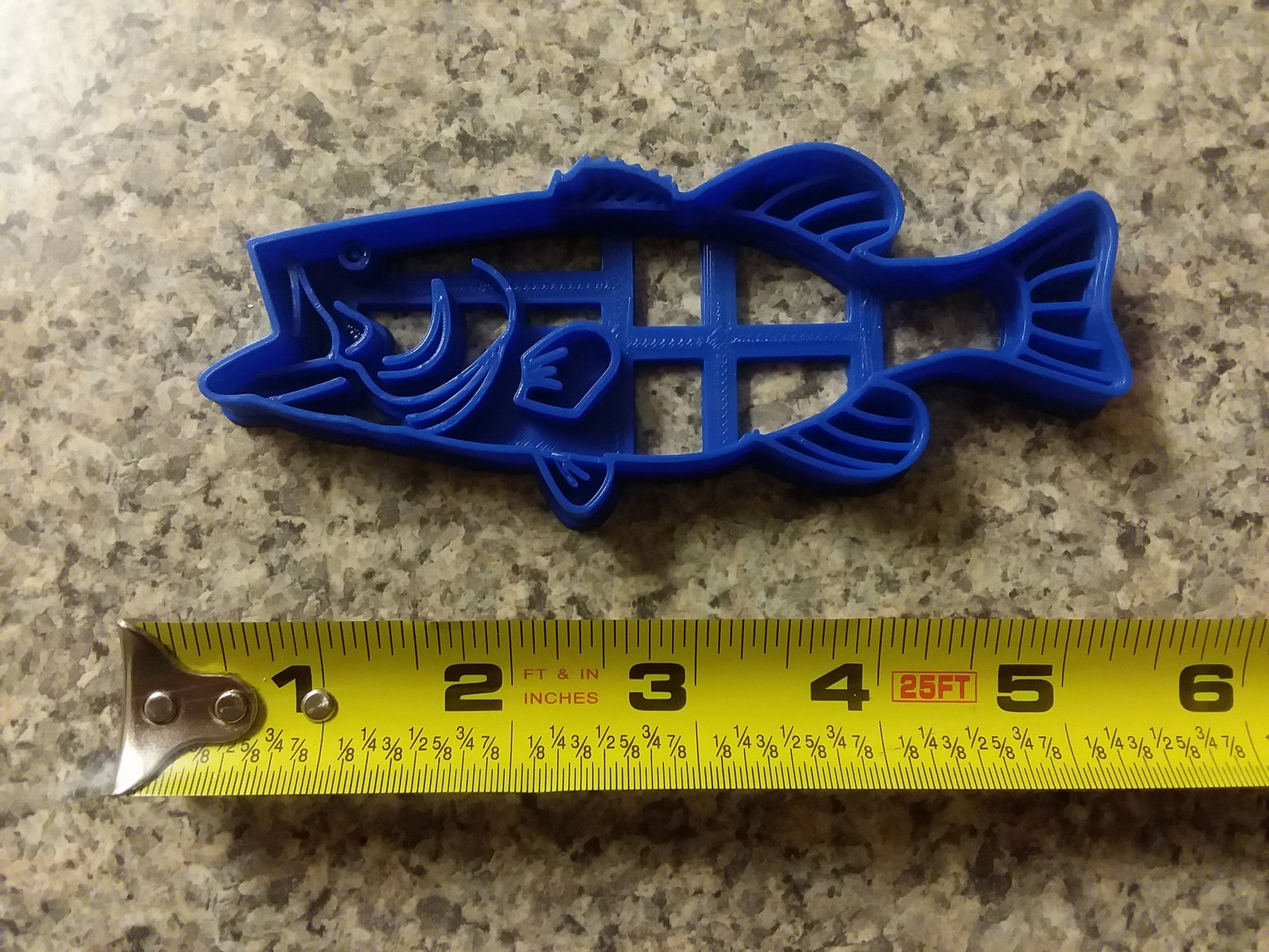 Bass Fish Hunting Fishing 3D Printed Cookie Cutter - Etsy