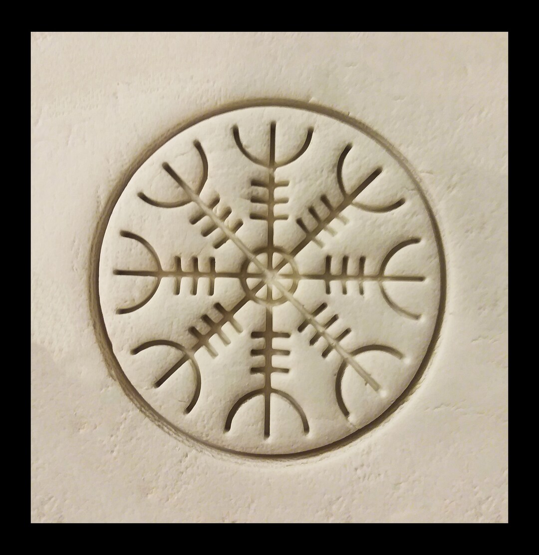 Helm of Awe Viking Symbol Norse Pagan Mythology Cookie Cutter 3D ...