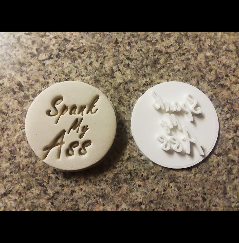 Mature Spank My Ass Embosser Stamp 3d Printed Naughty Etsy Uk