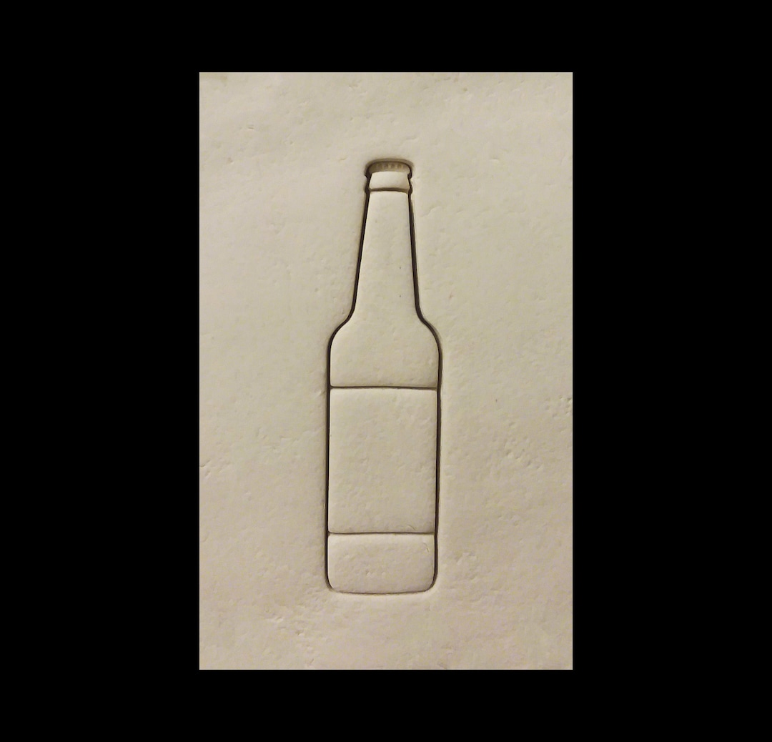 Beer Bottle Cookie Cutter 3d Printed Etsy