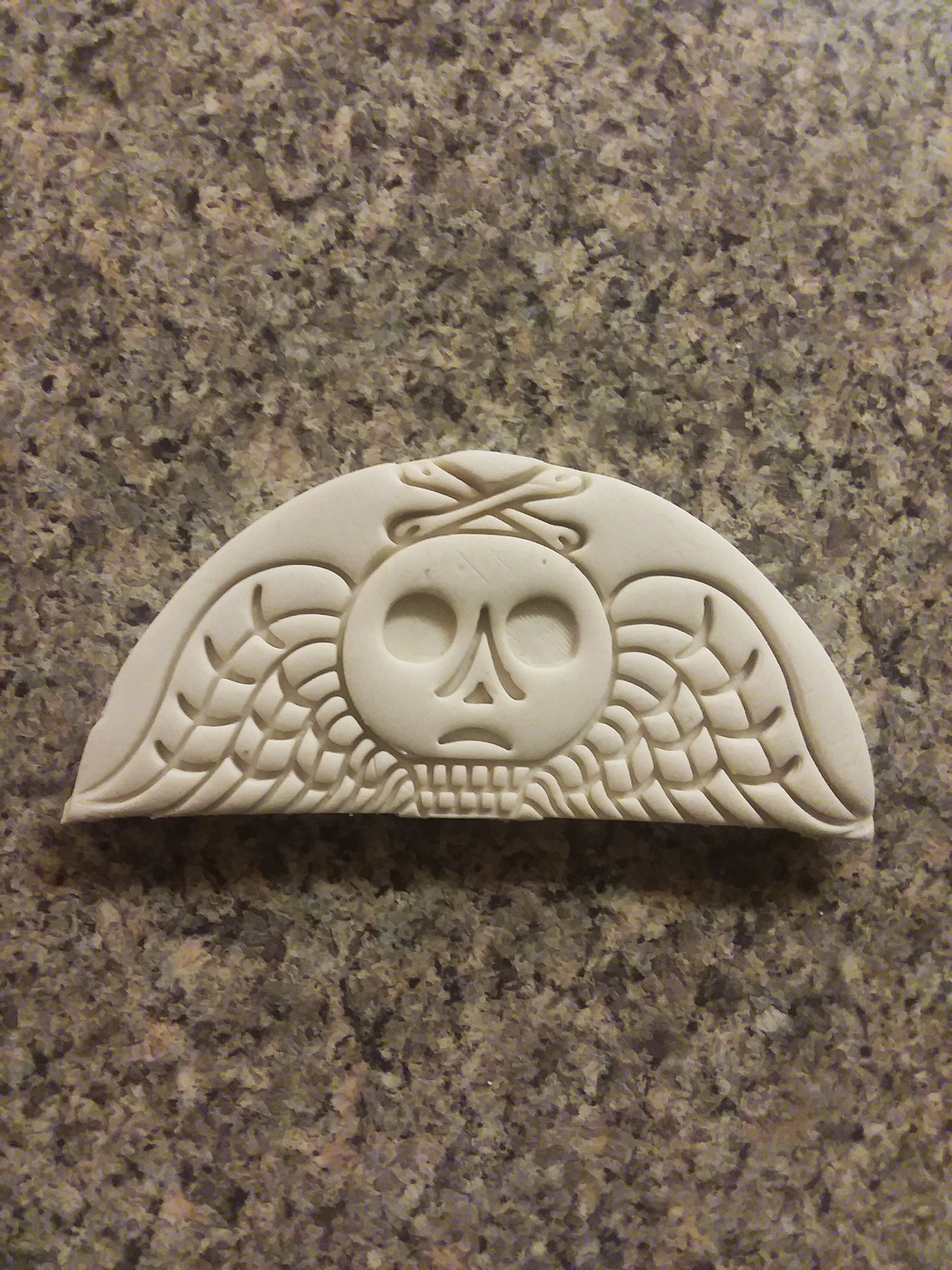 Headstone 2 3D Printed Halloween Cookie Cutter Horror Gravestone Grave ...