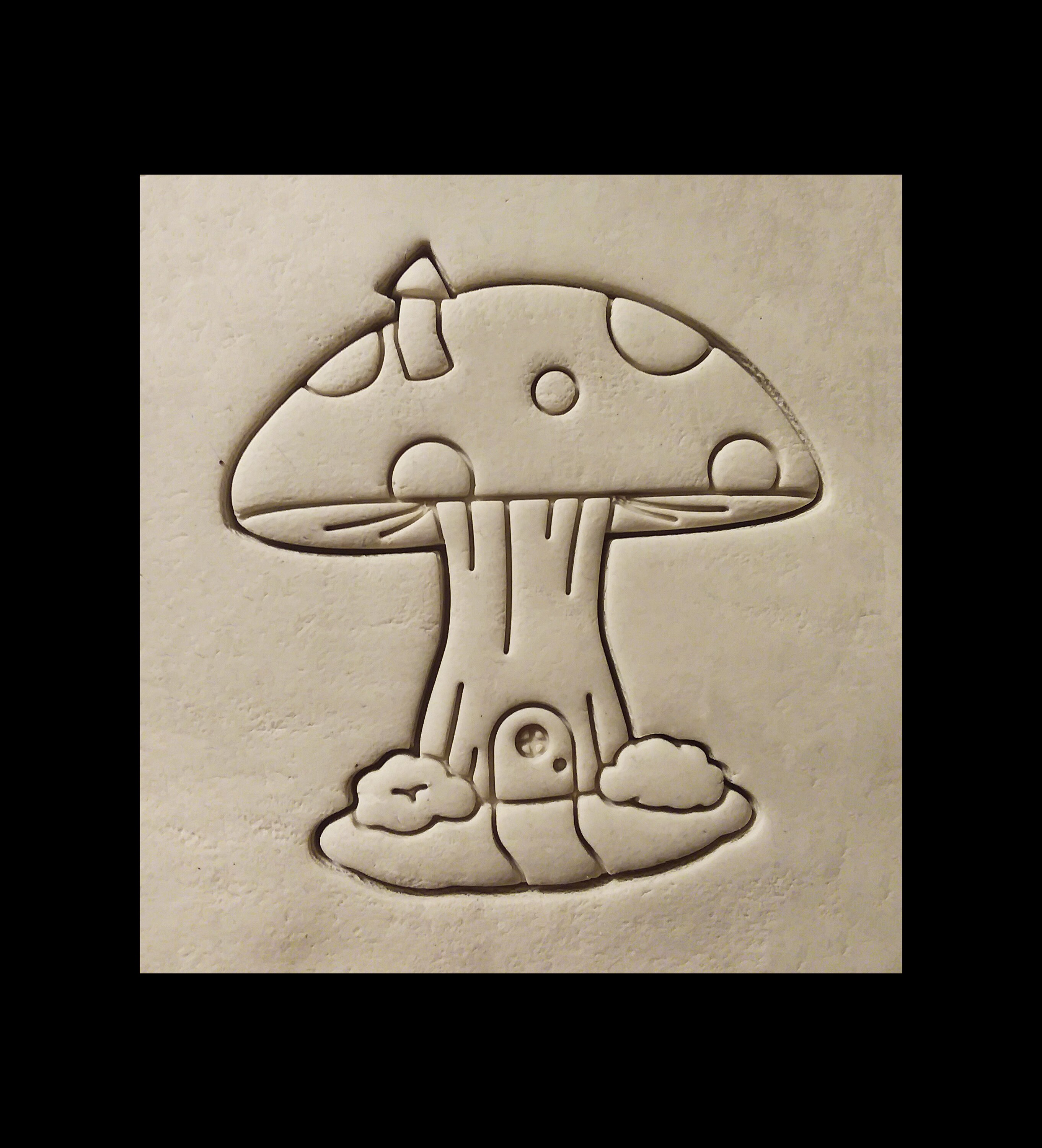 Mushroom House 3d Printed Cookie Cutter Spring - Etsy