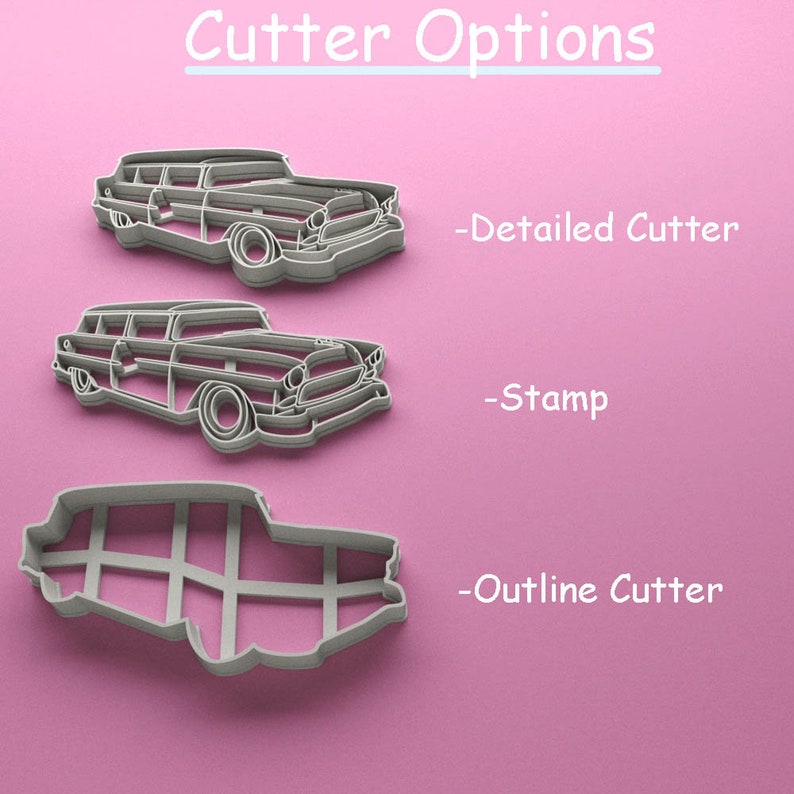 1955 Chevy Handyman Classic Car Cookie Cutter 3D Printed - Etsy