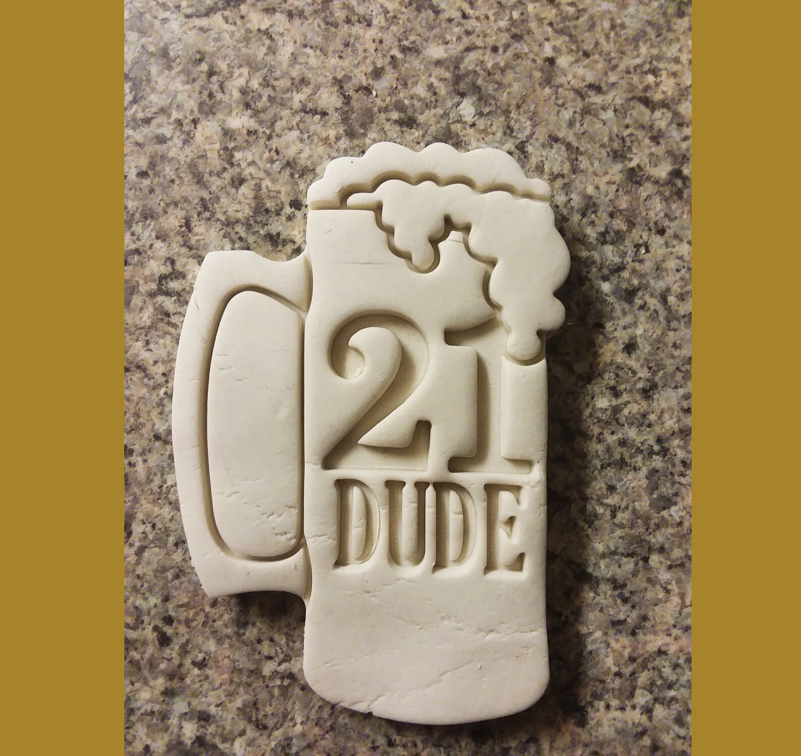 21 Dude Birthday Party 3D Printed Cookie Cutter | Etsy