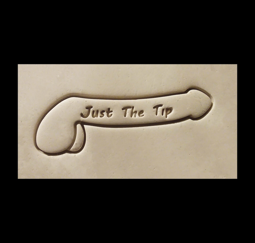 Mature Just The Tip Penis 3d Printed Cookie Cutter Naughty Etsy