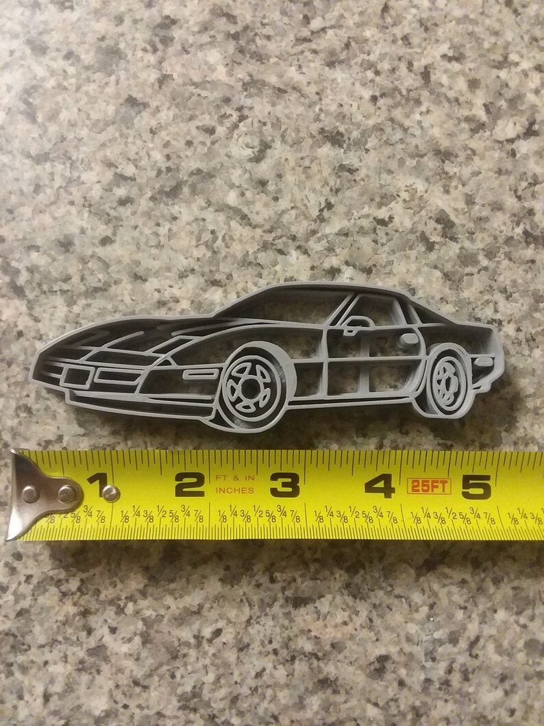 Corvette C4 Car Cookie Cutter 3D Printed - Etsy