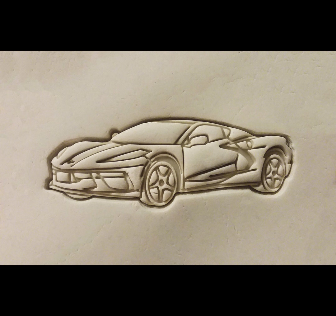 Corvette C8 Cookie Cutter 3D Printed - Etsy