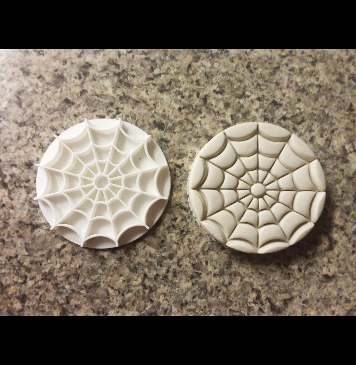 Spider Web Embosser Stamp Halloween Stamp Cupcake Embosser | Etsy