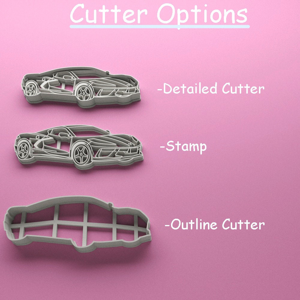 Corvette C8 Cookie Cutter 3D Printed - Etsy
