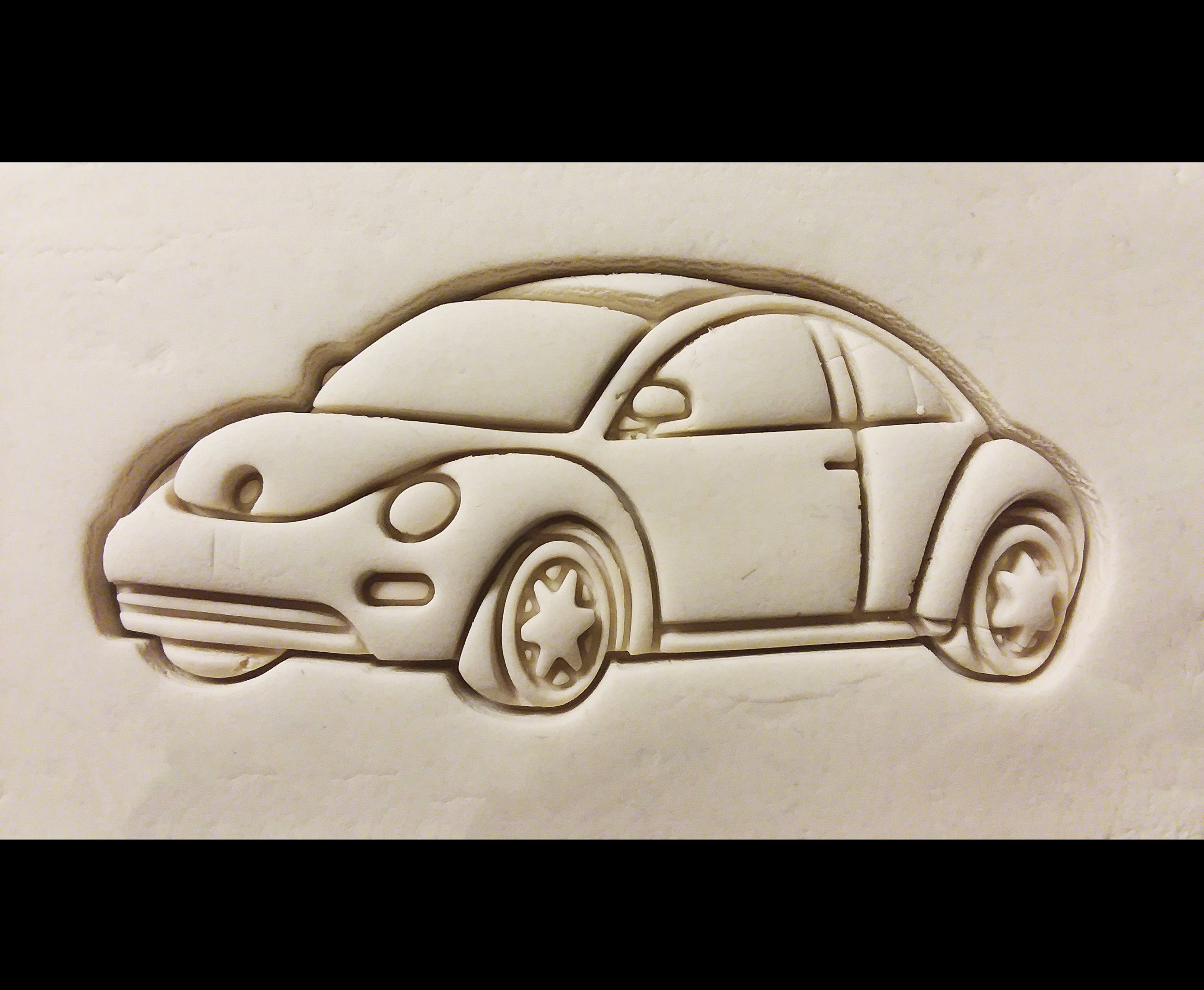 Volkswagen Beetle Punch Bug Car Cookie Cutter 3D Printed | Etsy