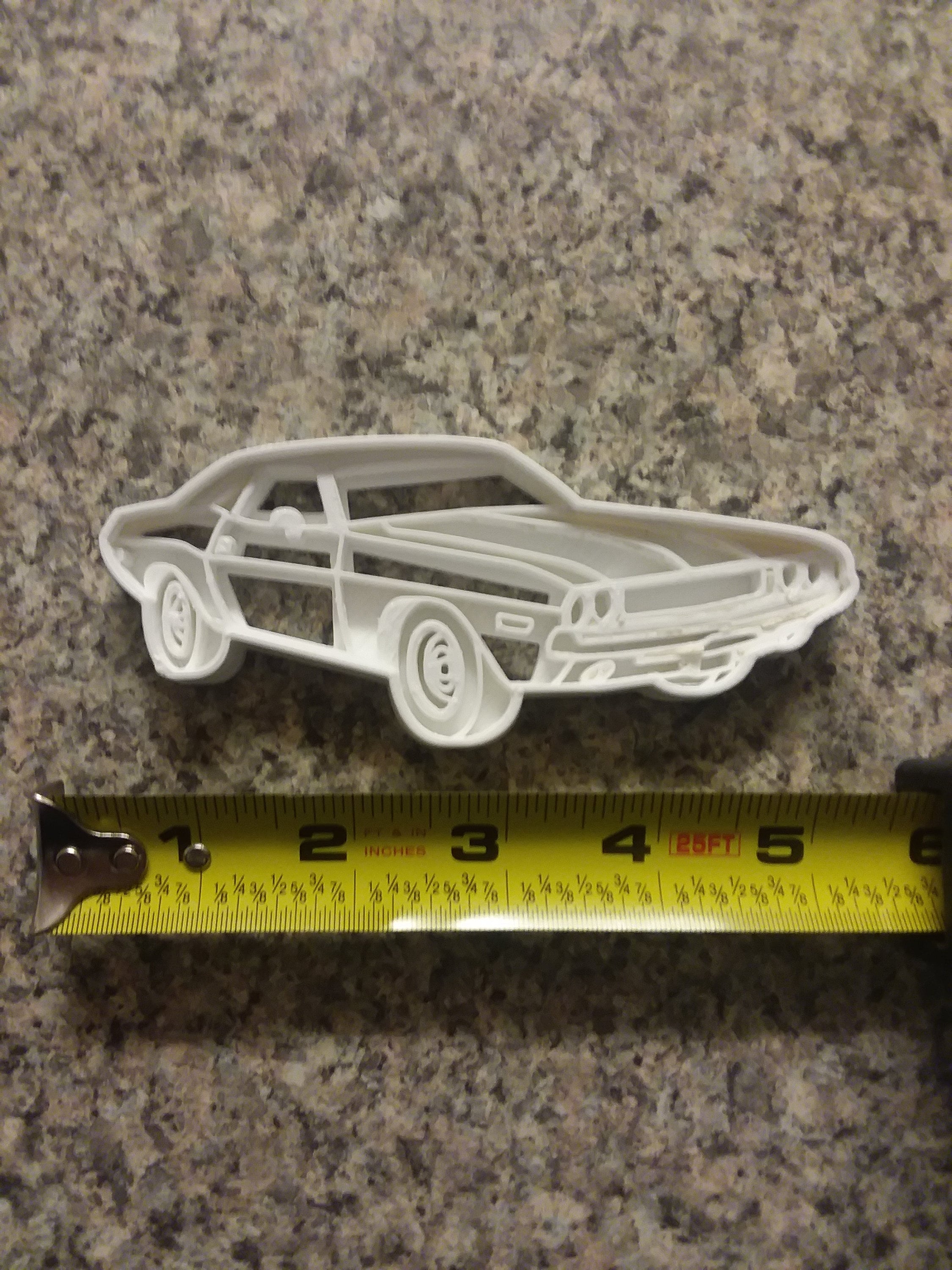 3D Printed Dodge Challenger Cookie Cutter | Etsy
