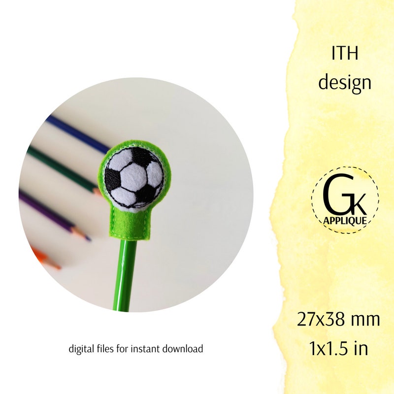 Football Pencil Topper - Etsy UK