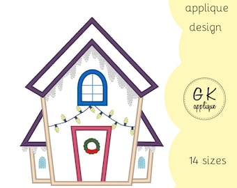 House Applique Pattern - Etsy