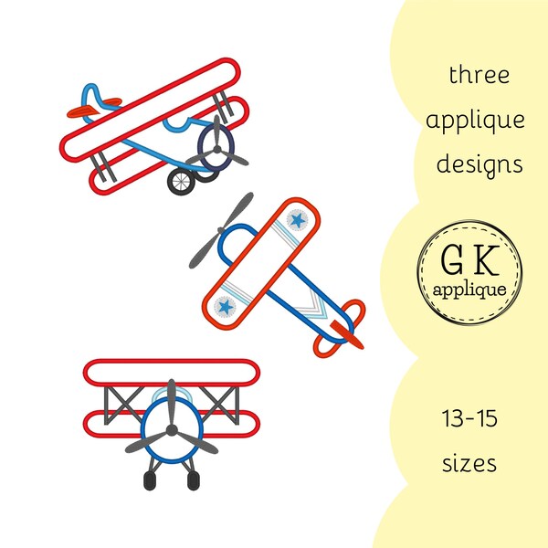 Plane Applique - Etsy