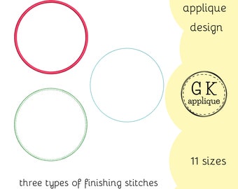 Circle Applique/ Embroidery Pattern Free/ Free Patch/ - Etsy