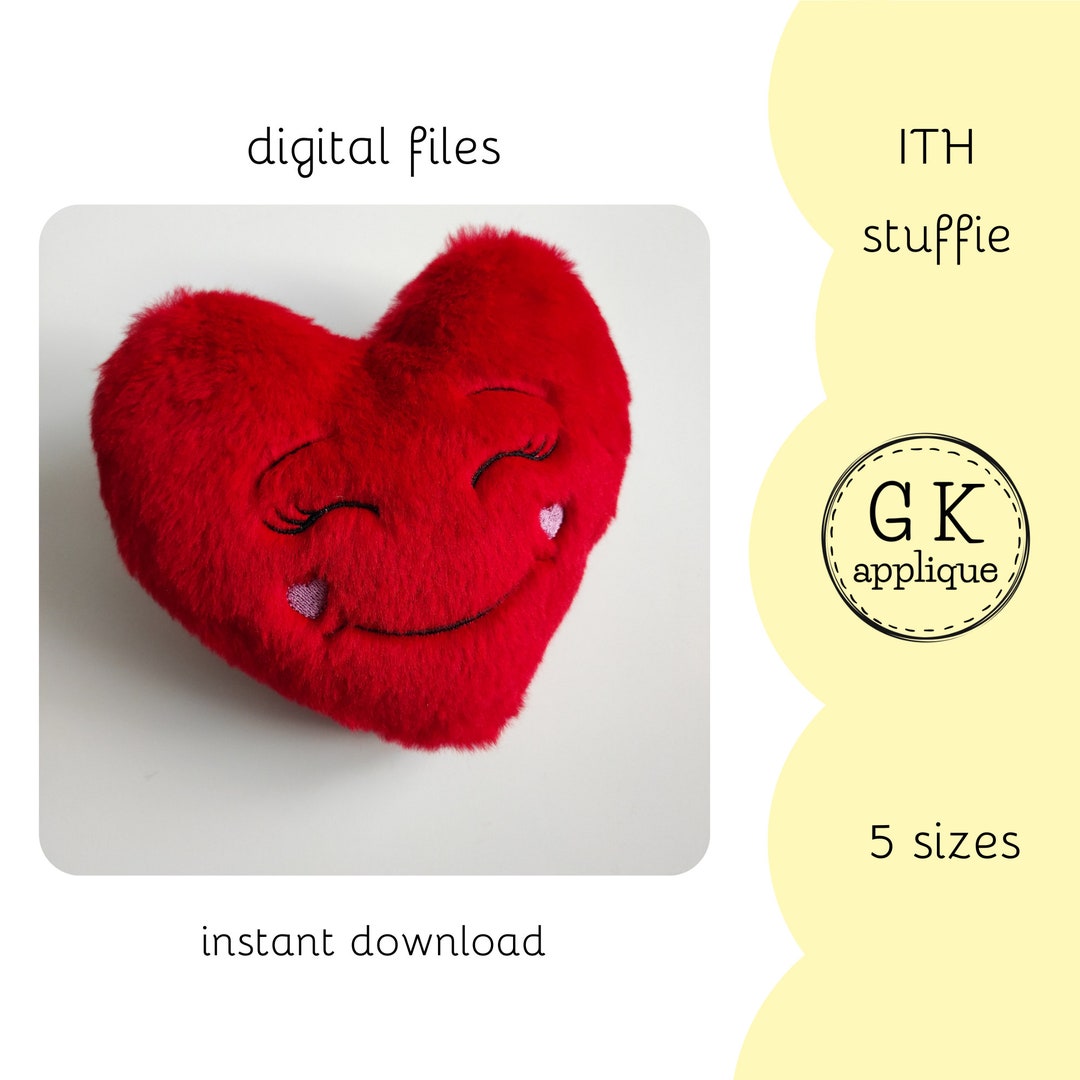 ITH Heart Soft Toy. ITH Valentine's Day Stuffie. Love Machine ...