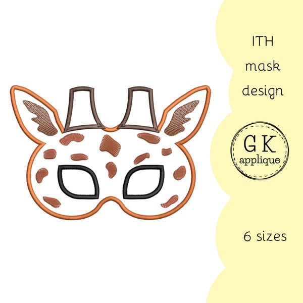 Giraffe Mask - Etsy