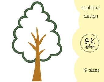 Tree Applique | Etsy