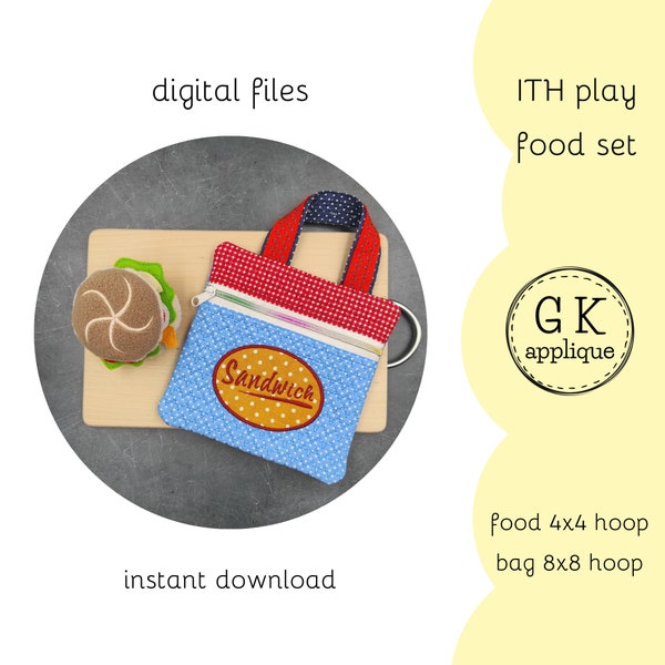 Play Food in the Hoop - Etsy