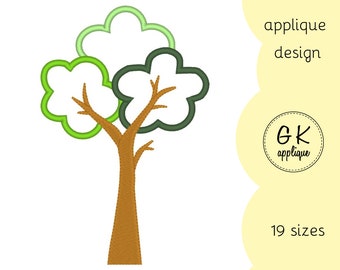 Tree Applique - Etsy